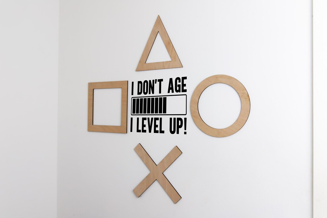 Gaming Symbols Wall Art Gamin Icons Set - for Wall Hanging - Etsy