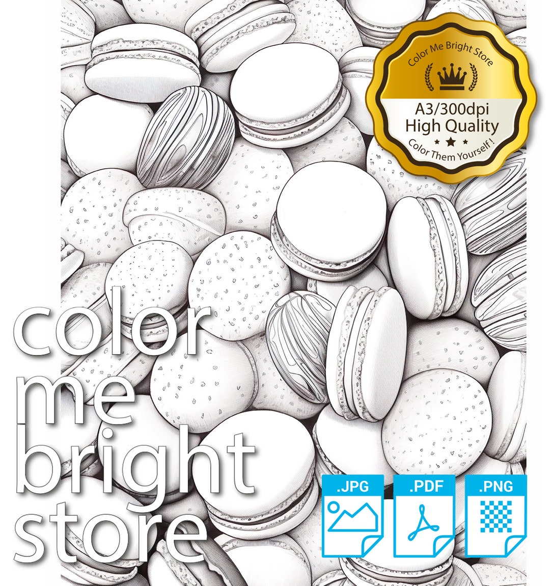 Coloring Page Printable Delicious Delights Coloring Pages Instant ...