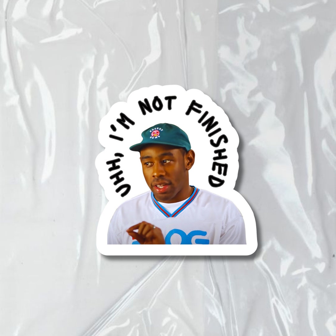 Tyler Meme, Waterproof Sticker - Etsy