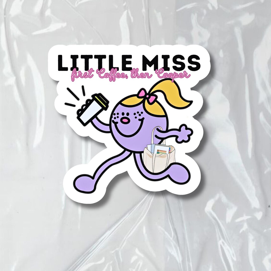 Little Miss ABA Waterproof Glossy Stickers | Cute Decals for Laptops ...
