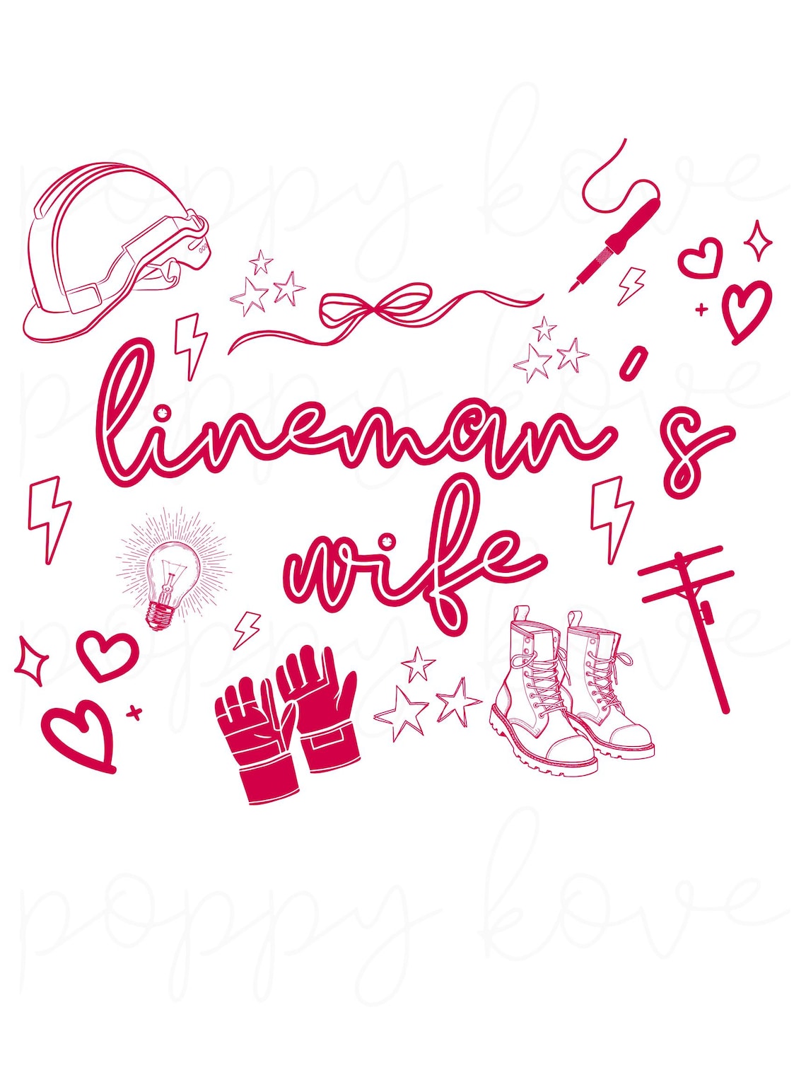 Line Wife Graphics, Lineman’s Wife PNG, Sublimation, Blue Collar T ...