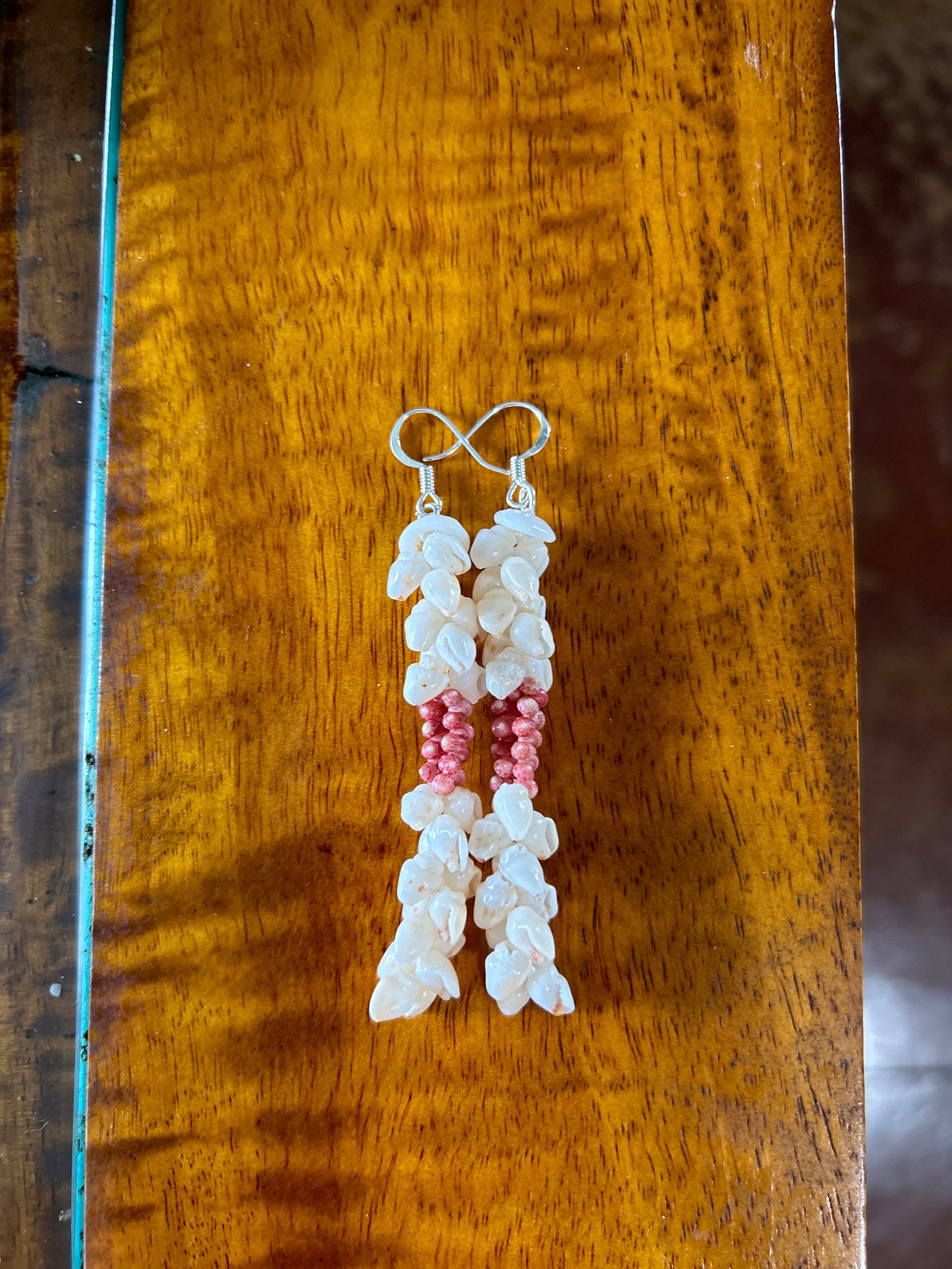 100% Genuine Niihau Kipona Shell Jewelry Earrings. Sterling Silver ...