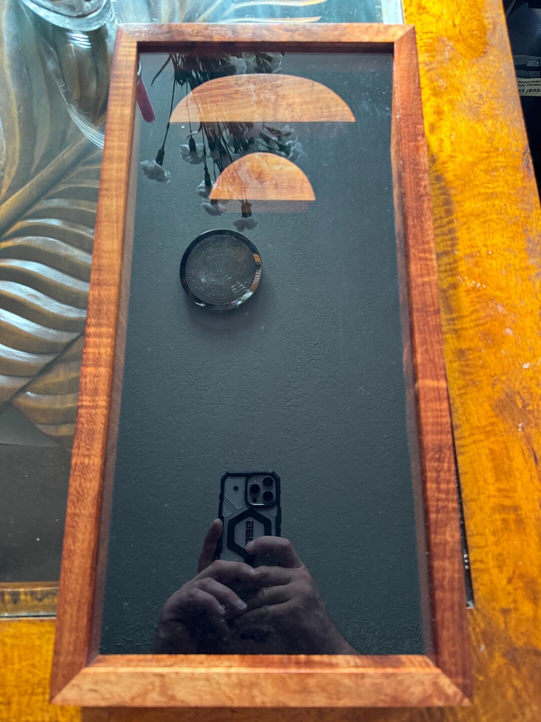 Hawaiian Koa Display Double Hanger Shadow Box. 10-20-2 Display Your ...