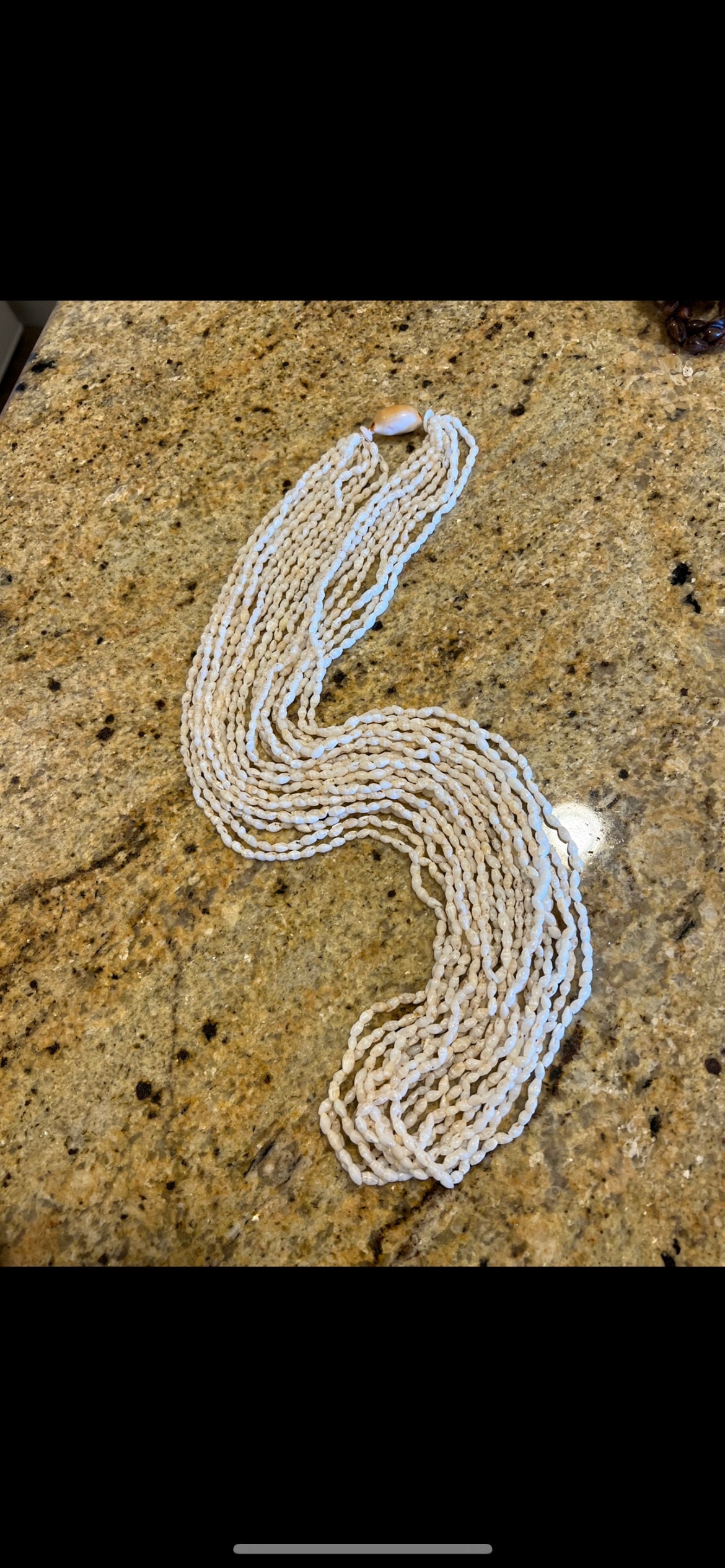 100% Genuine Niihau Shell Lei Jewelry, Laiki Keo Keo Lei 36 10-strands ...