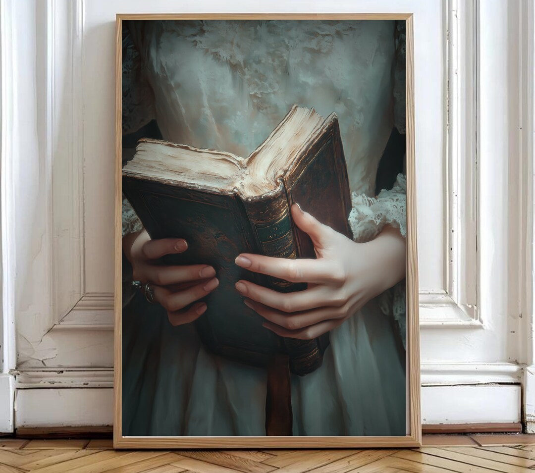 Victorian Vampire Art, Dark Cottage Core Print, Vintage Style Wall ...