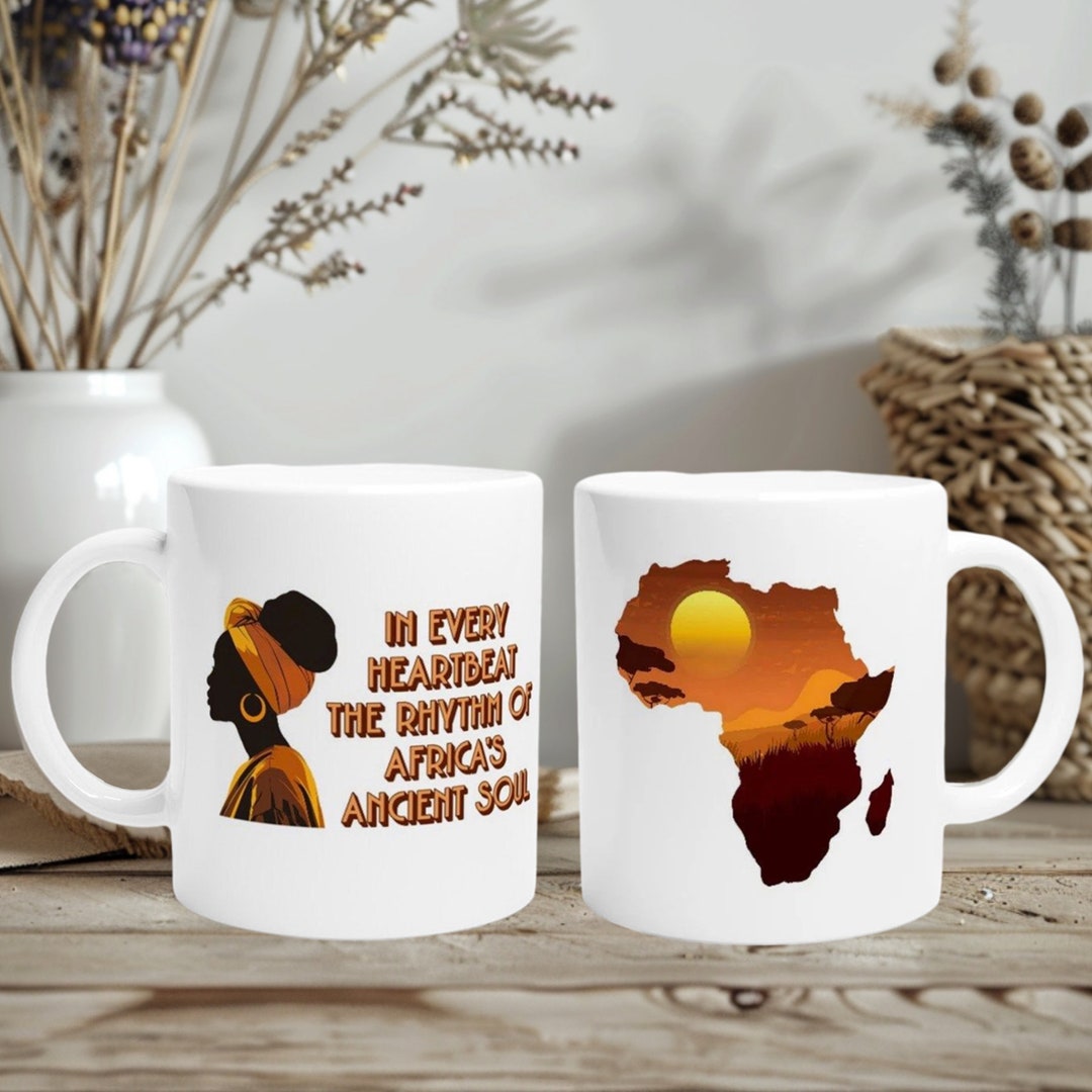 African Mug African Products African Gifts Gifts From Africa Black ...