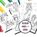 Princess Coloring Book: Young Black Girls, Crowns (commercial Use) (PDF ...