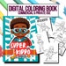 Black Girl Coloring Book PLR Coloring Books for Resell Plr Black Girl ...