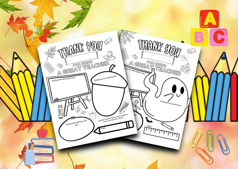 Teacher Appreciation Gift Printable Appreciation Week Gift School Kids ...