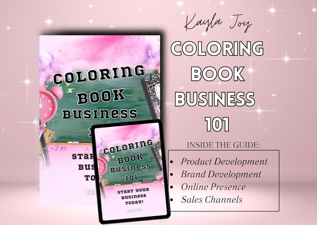 Coloring Book Business Ebook 101 Guide to Brand Development, Product ...