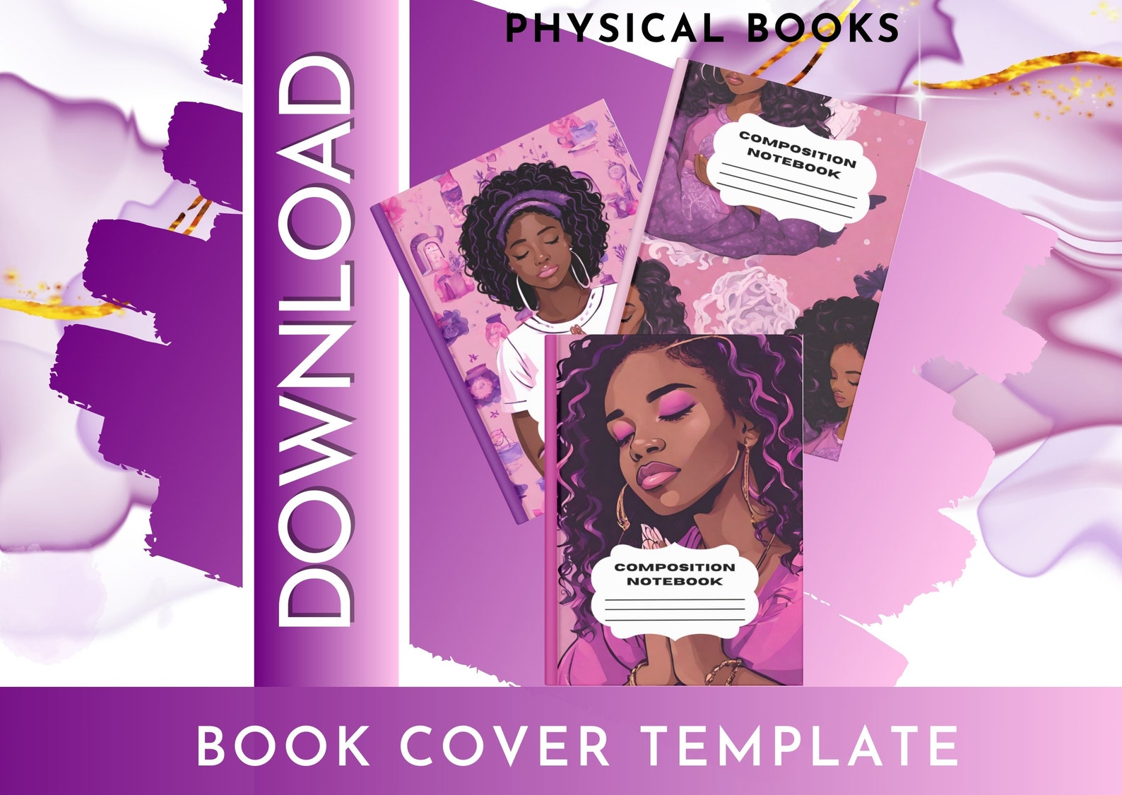 DFY Prayer Notebook Cover Kit Composition Journal Bundle 8 Covers and ...