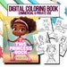 Princess Coloring Book: Young Black Girls, Crowns (commercial Use) (PDF ...