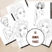 Coloring Book Black Woman Bestseller Bundle PLR Coloring Books for ...
