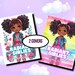 Black Girl Coloring Book PLR Coloring Activity Page Commercial Use KDP ...