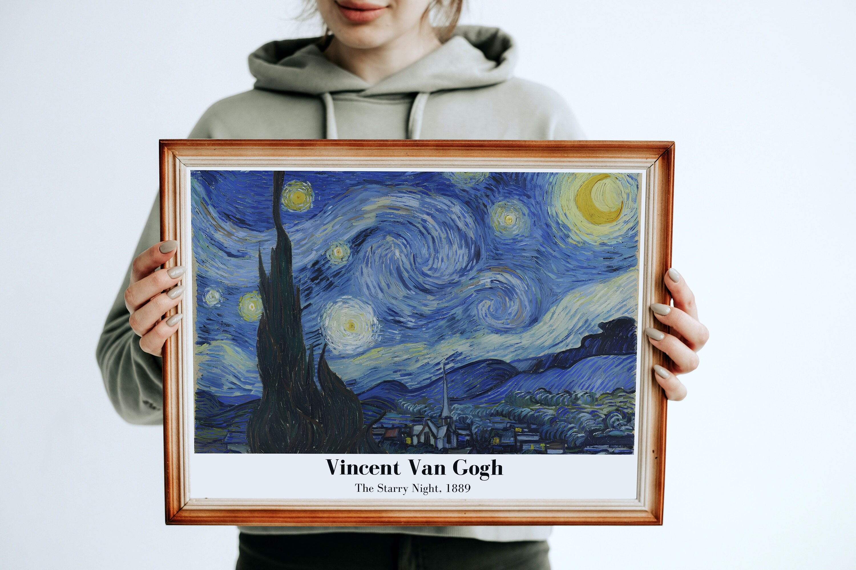 The Starry Night, Vincent Van Gogh Art Digital Art Print Instant ...
