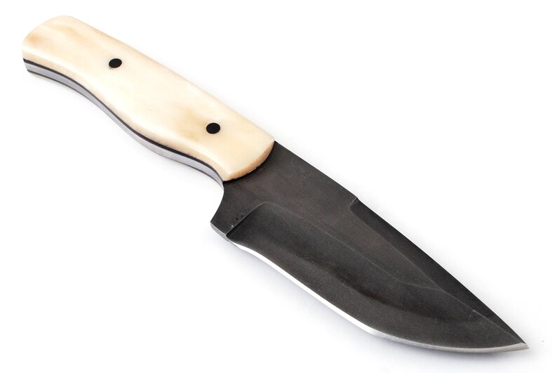 Bushcraft Knife With Camel Bone Handle - Etsy