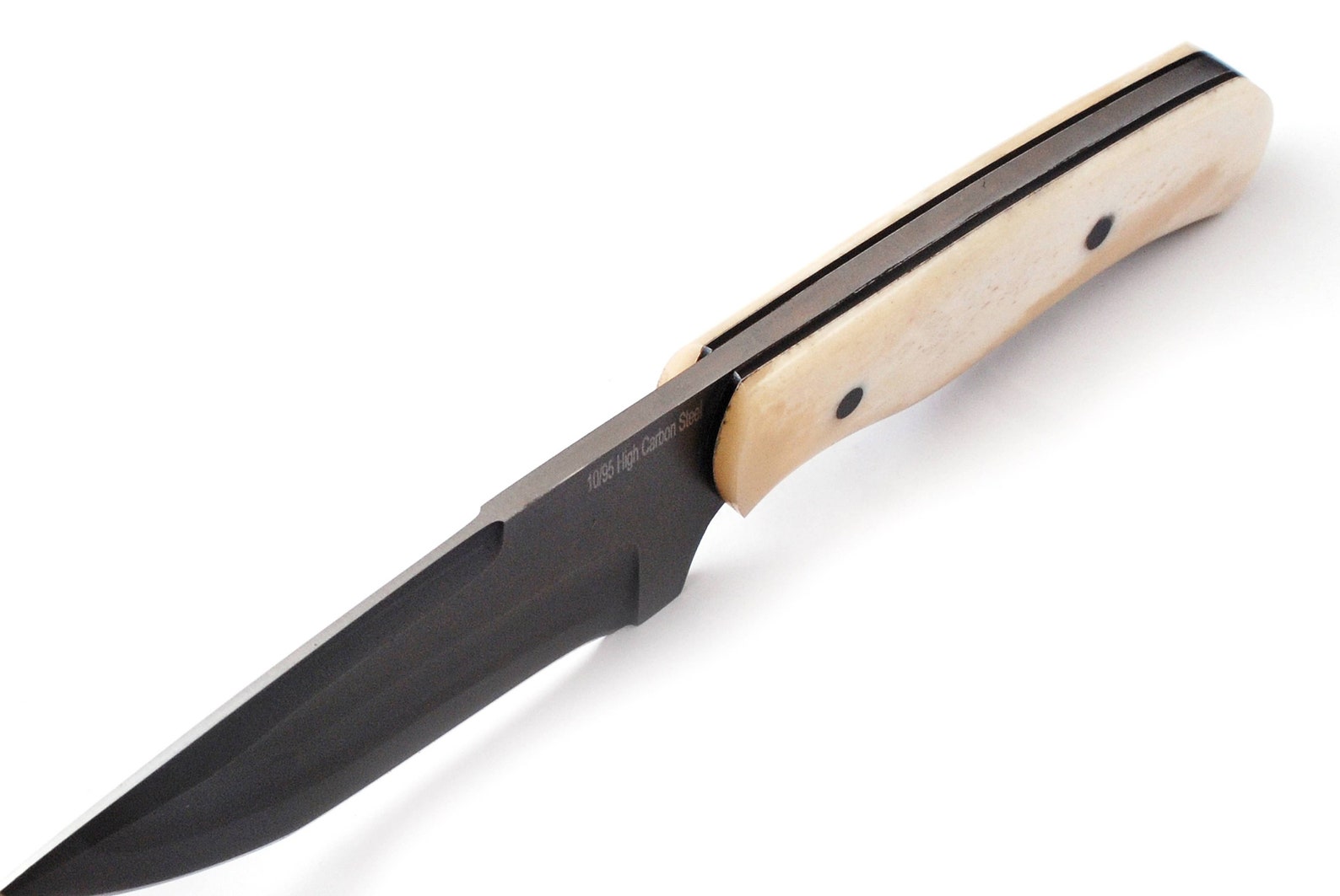 Bushcraft Knife With Camel Bone Handle - Etsy