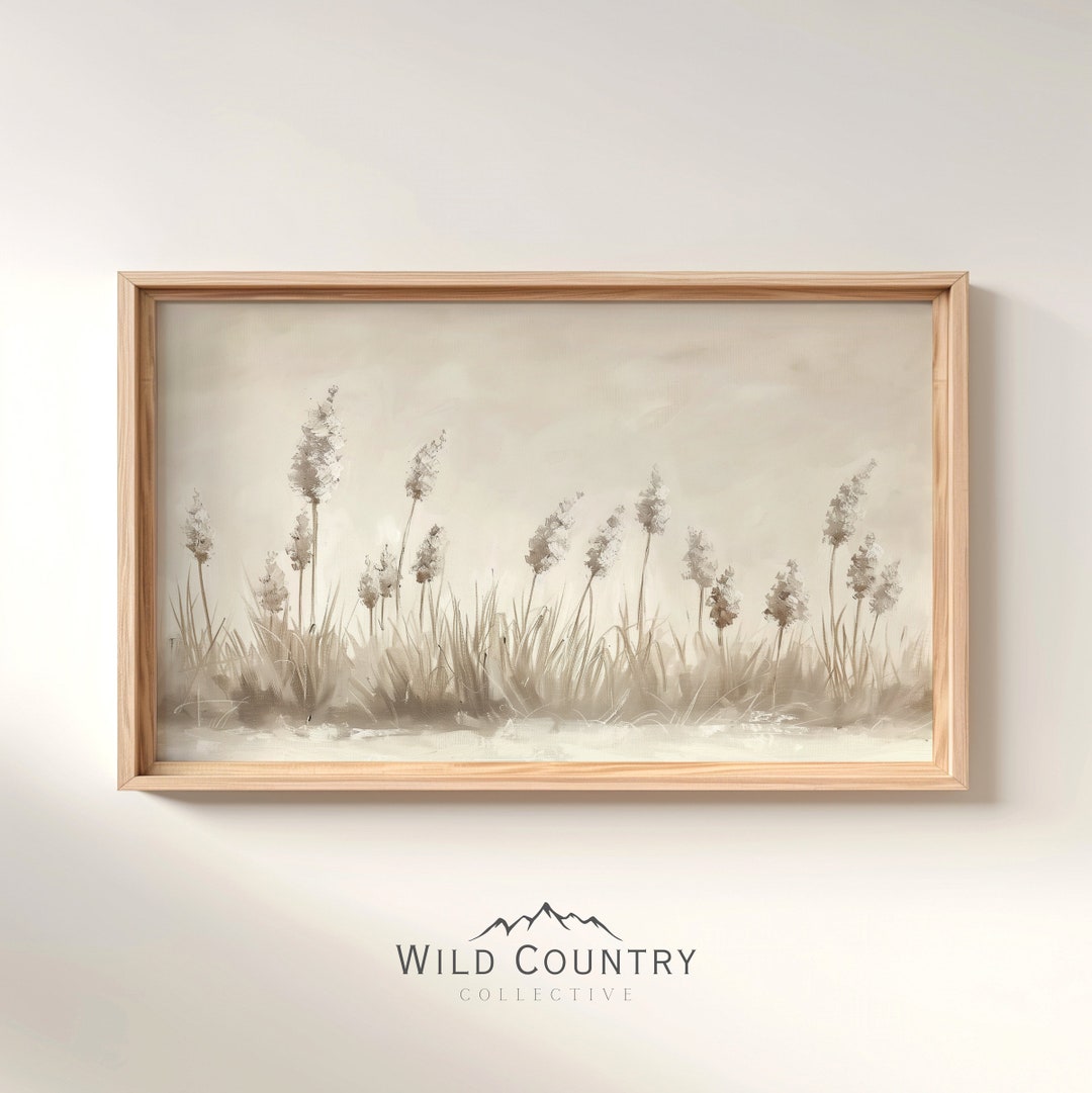 Printable Antique Wheat Field Painting, Farmhouse Wall Art, Beige Aesthetic Home Decor, Vintage ...
