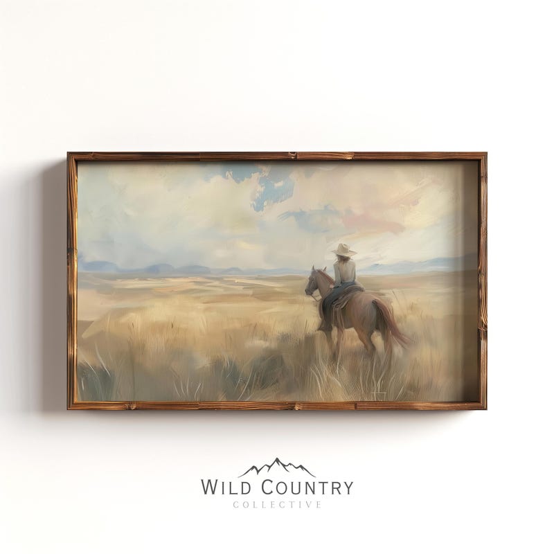 Little Cowgirl Painting - Etsy