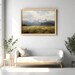Rustic Mountain Poster, Mountain Landscape Wall Art, Bitterroot ...