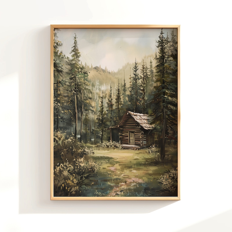 Cabin Wall Art - Etsy
