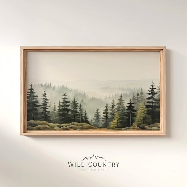 Pine Tree Poster - Etsy