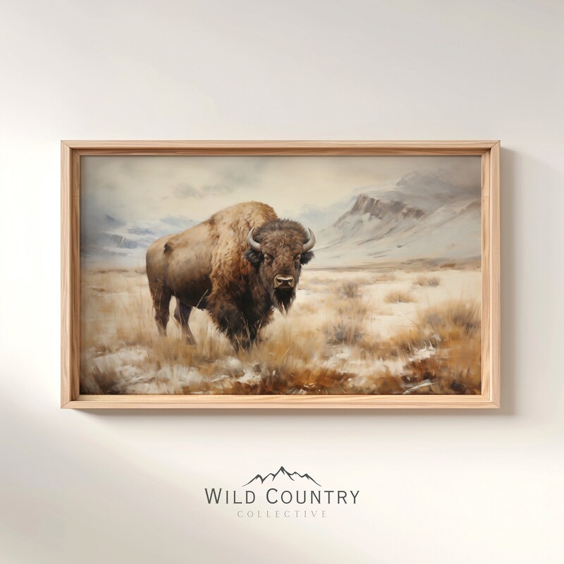 Buffalo Print - Etsy