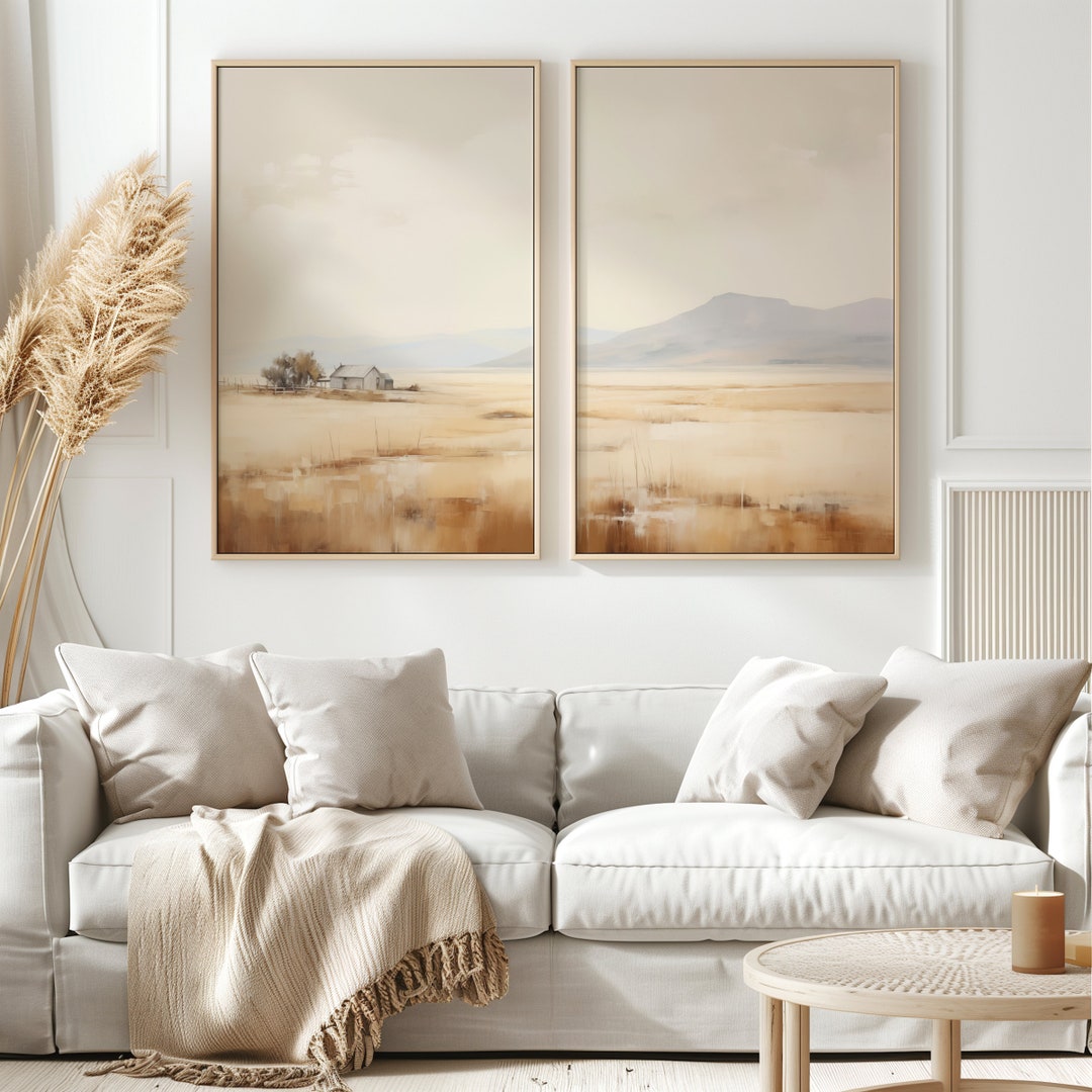 Rustic Ranch Wall Art Set, Montana Open Range, Farmhouse Printable, Set ...