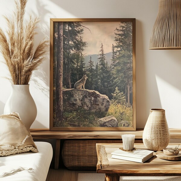 Wolf Paintings - Etsy