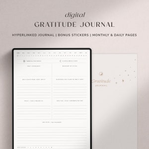 Digital Gratitude Journal Daily Gratitude Journal for Ipad, Goodnotes ...
