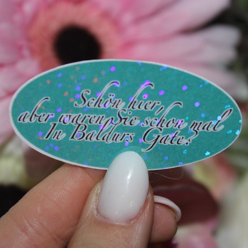 Nett hier aber warst du schonmal sticker - Etsy.de