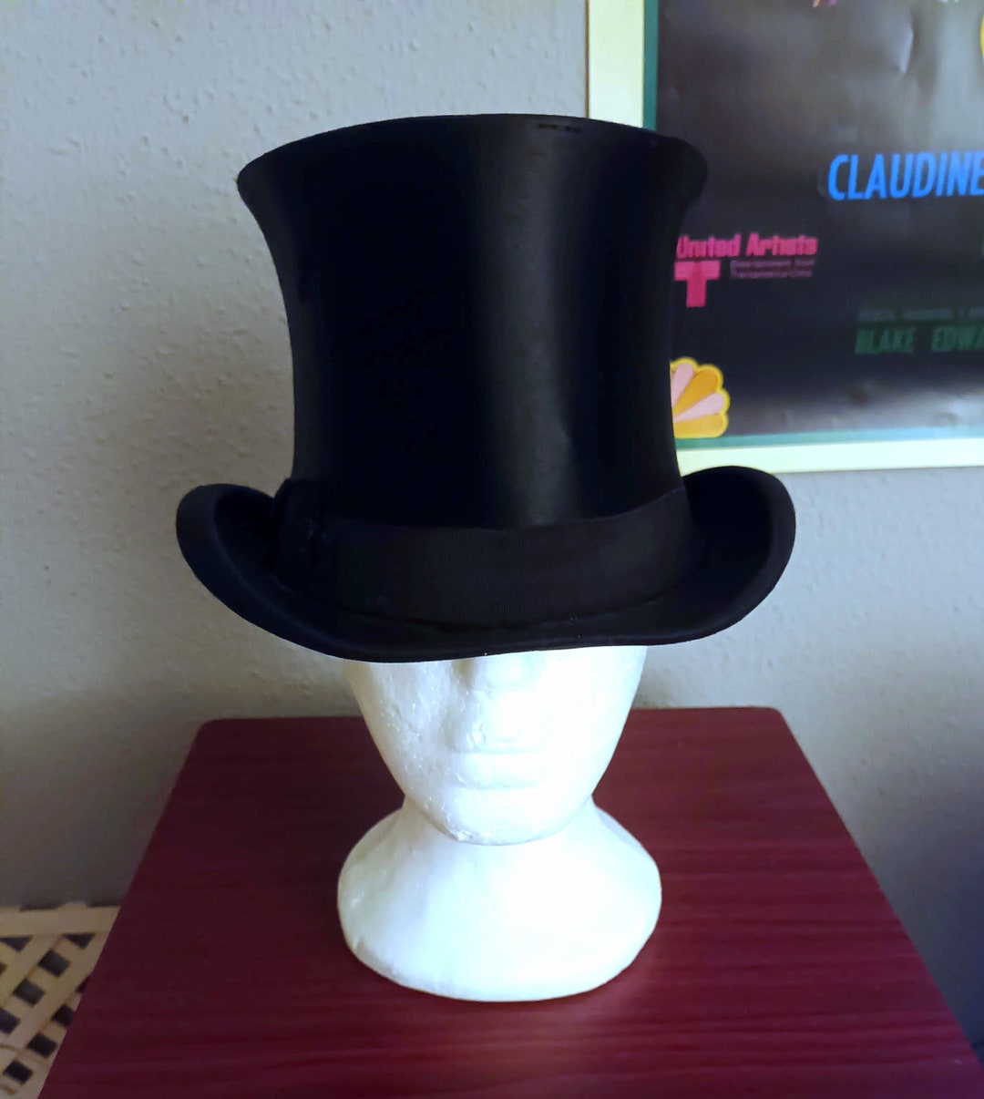 Top Hat, Folding Germany 1930, Opera Chapeau Claque Silk, Luxury ...