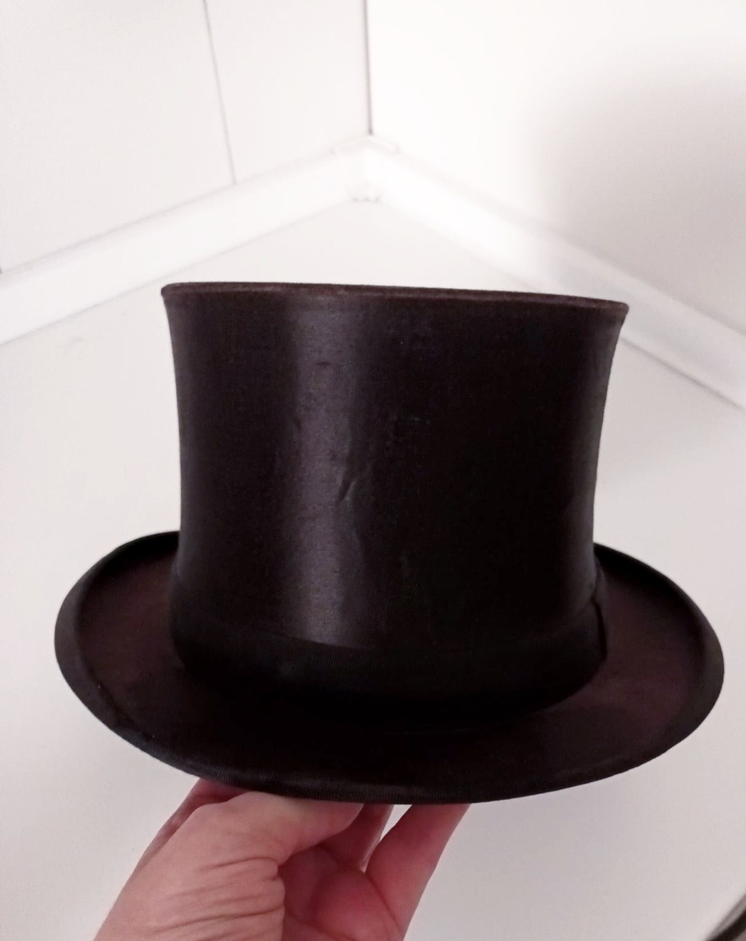 Top Hat Folding German 1930 Opera Chapeau Claque Silk Luxury - Etsy