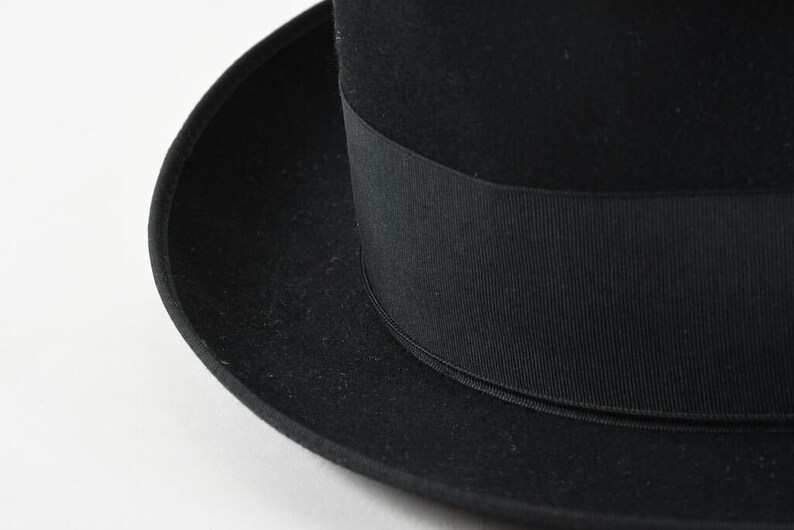 Vintage Original Borsalino Freimuth Berlin Black SIZE 7 - Etsy