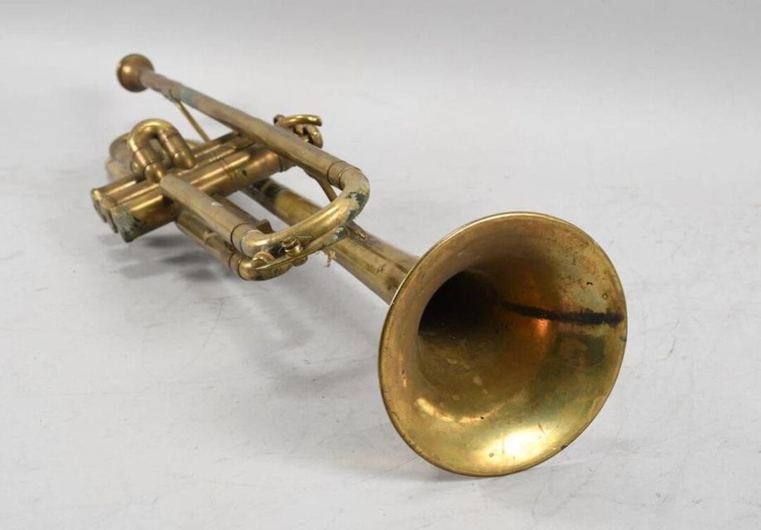 Antique Brass Trumpet From 1900 Originally From Germany, Europe, Wind ...