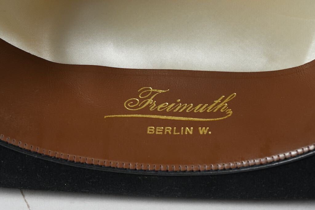 Vintage Original Borsalino Freimuth Berlin Black SIZE 7 - Etsy