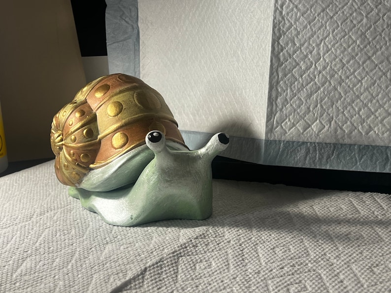 Hand Painted Ceramic Snail - Etsy