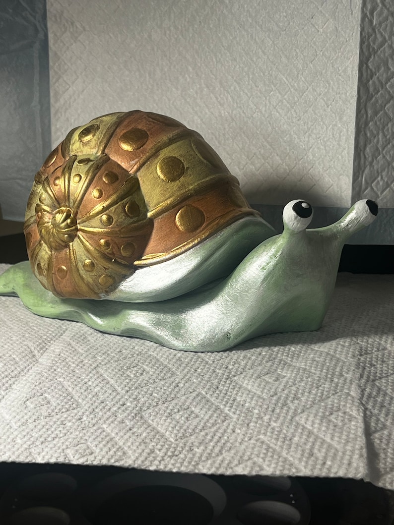 Hand Painted Ceramic Snail - Etsy