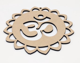 Om Symbol SVG File for Laser Cutting – Hindu Spiritual Wall Art ...