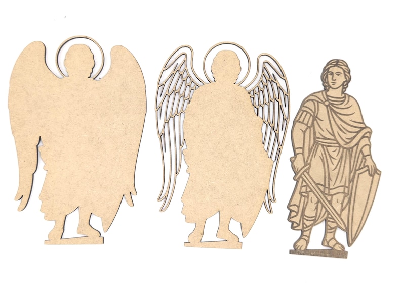 Arcángel Miguel– Archivo SVG para Corte Láser - Etsy España