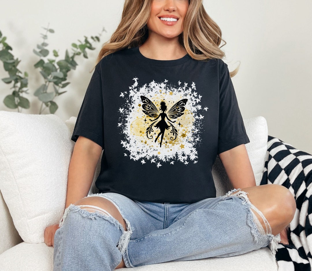 Fairy Silhouette Tee, Fairy T-shirt, Fairycore Clothing, Fairycore ...