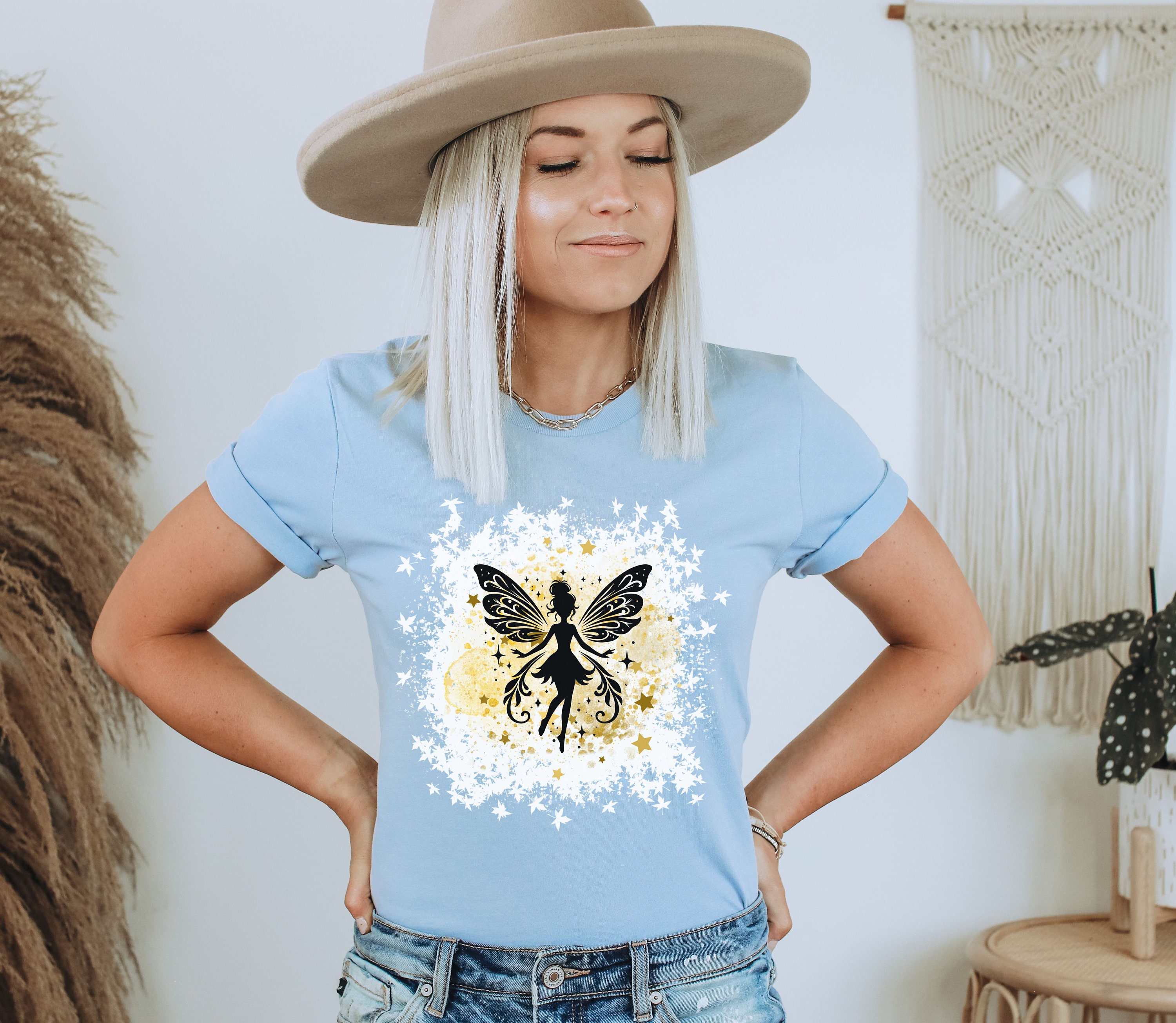 Fairy Silhouette Tee, Fairy T-shirt, Fairycore Clothing, Fairycore ...