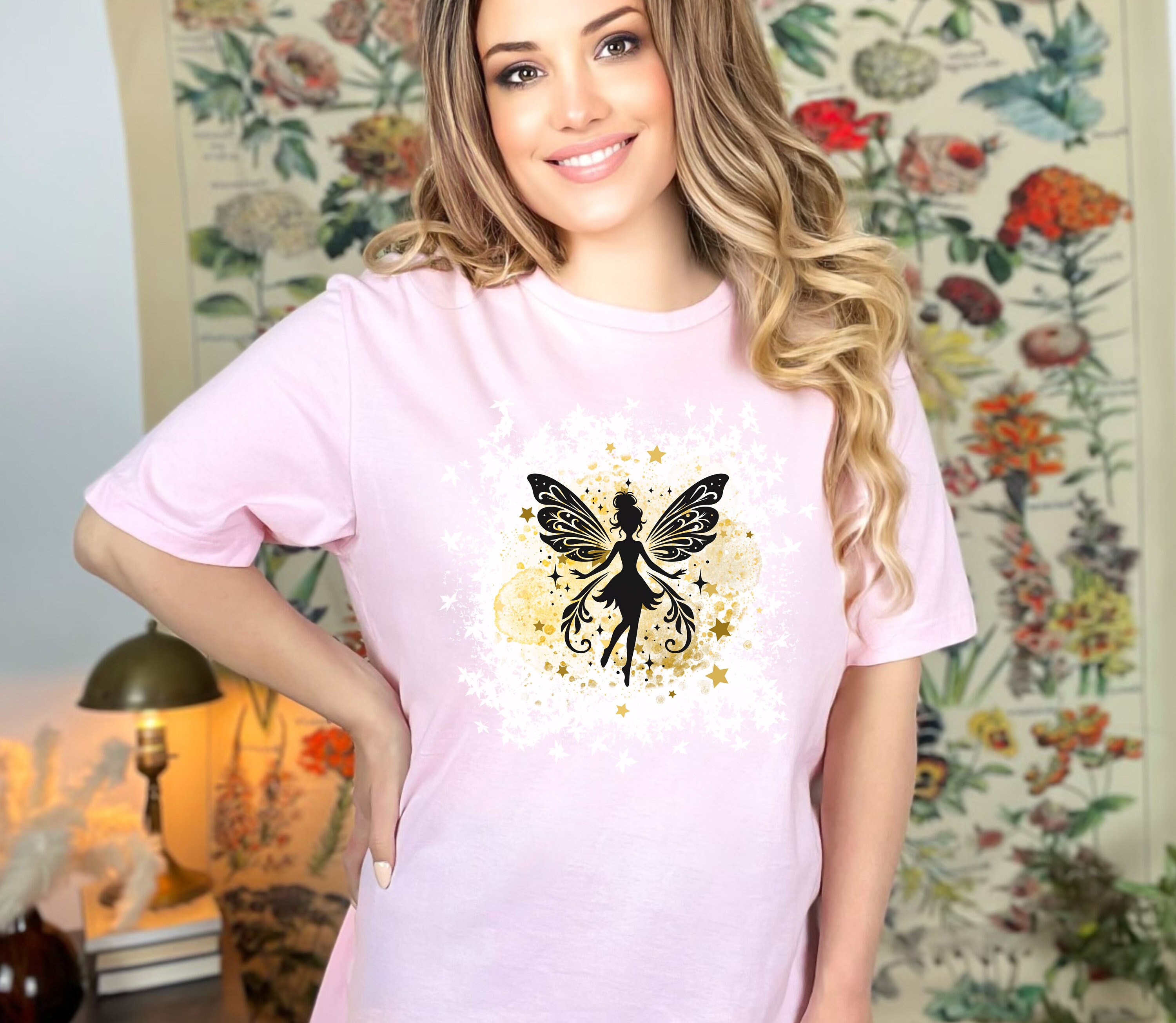 Fairy Silhouette Tee, Fairy T-shirt, Fairycore Clothing, Fairycore ...