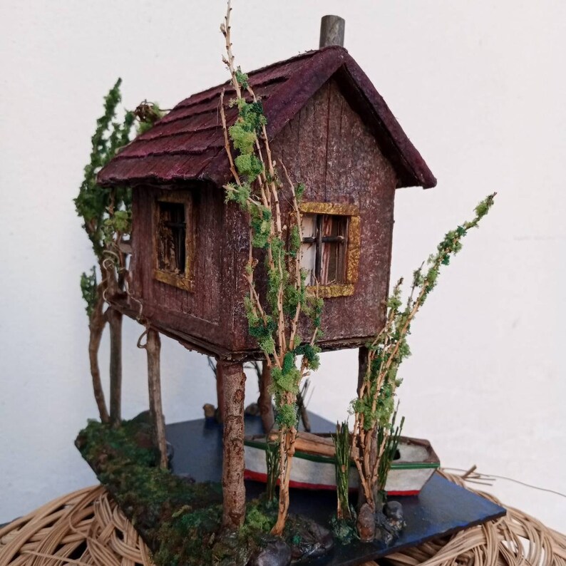 Fishermans Hut Handmade Fisherman's Hut Made From Driftwood. - Etsy