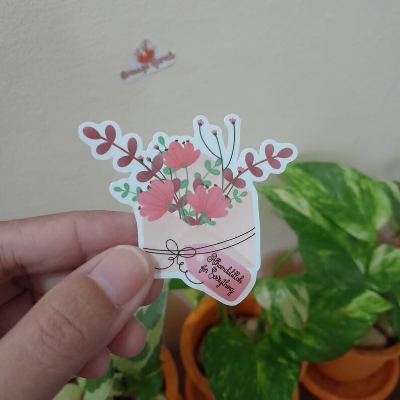 Islamic Quote Stickers Alhamdulillah for Everything Sticker Islamic ...