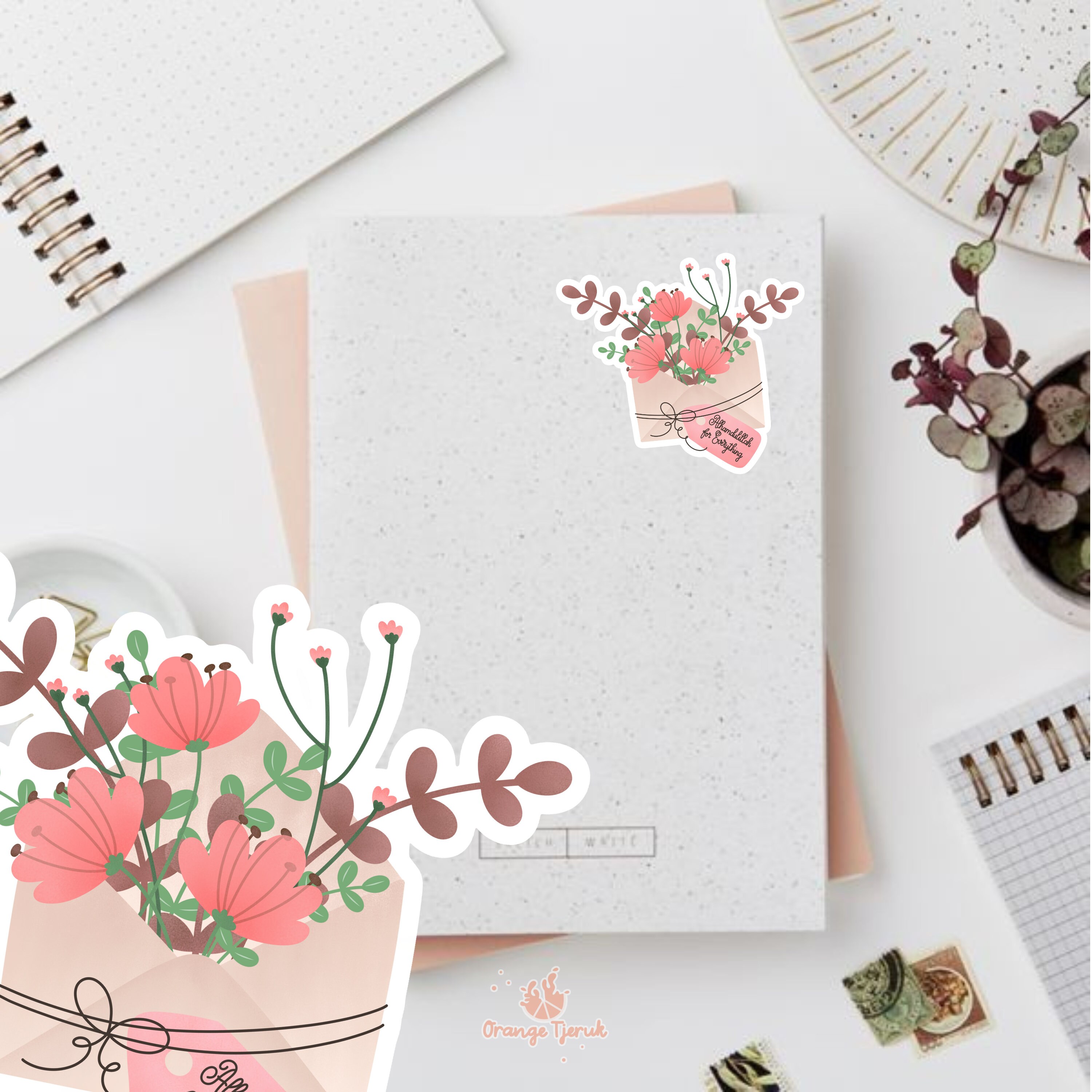 Islamic Quote Stickers Alhamdulillah for Everything Sticker Islamic ...