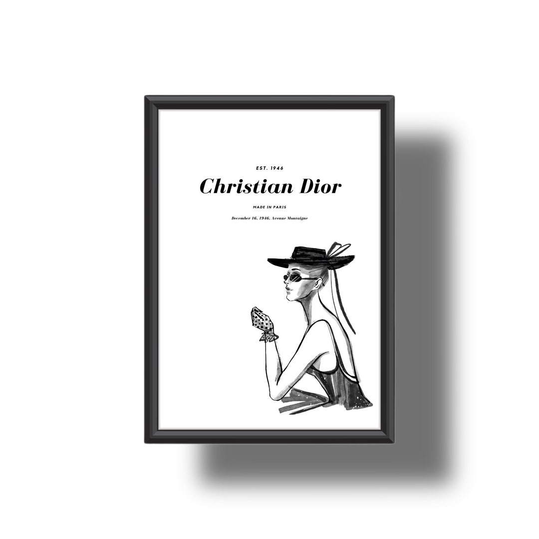 Dior Wall Art, Christian Dior Poster, Chanel Wall Art, Coquette Poster ...