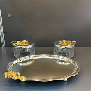 Handy 2 Compartment Presentation Stand for Your Desserts, Candies and ...