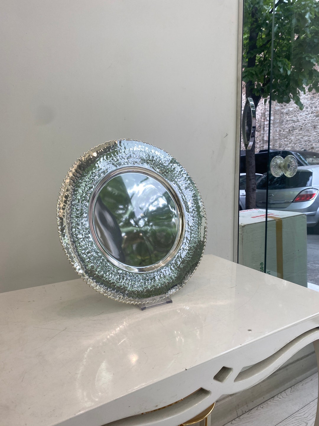 Silver Plated Placemat, Supla, Cake Stand, Plate Placemat. - Etsy UK