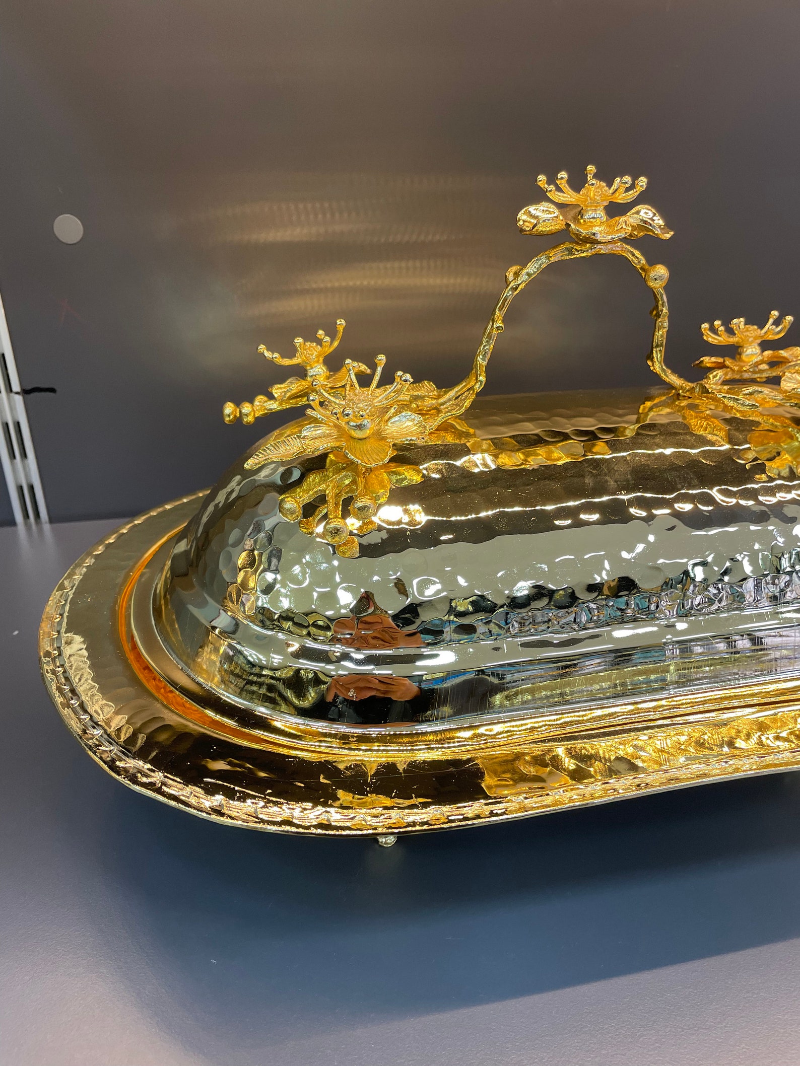 Food Presentation Stand in Gold Colors With Heater. - Etsy